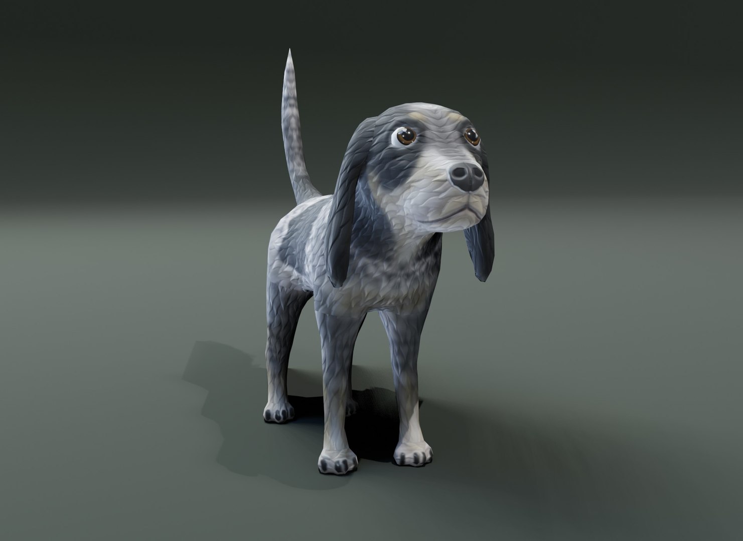 Cartoon Hound Dog Animations 3D Model - TurboSquid 1537188