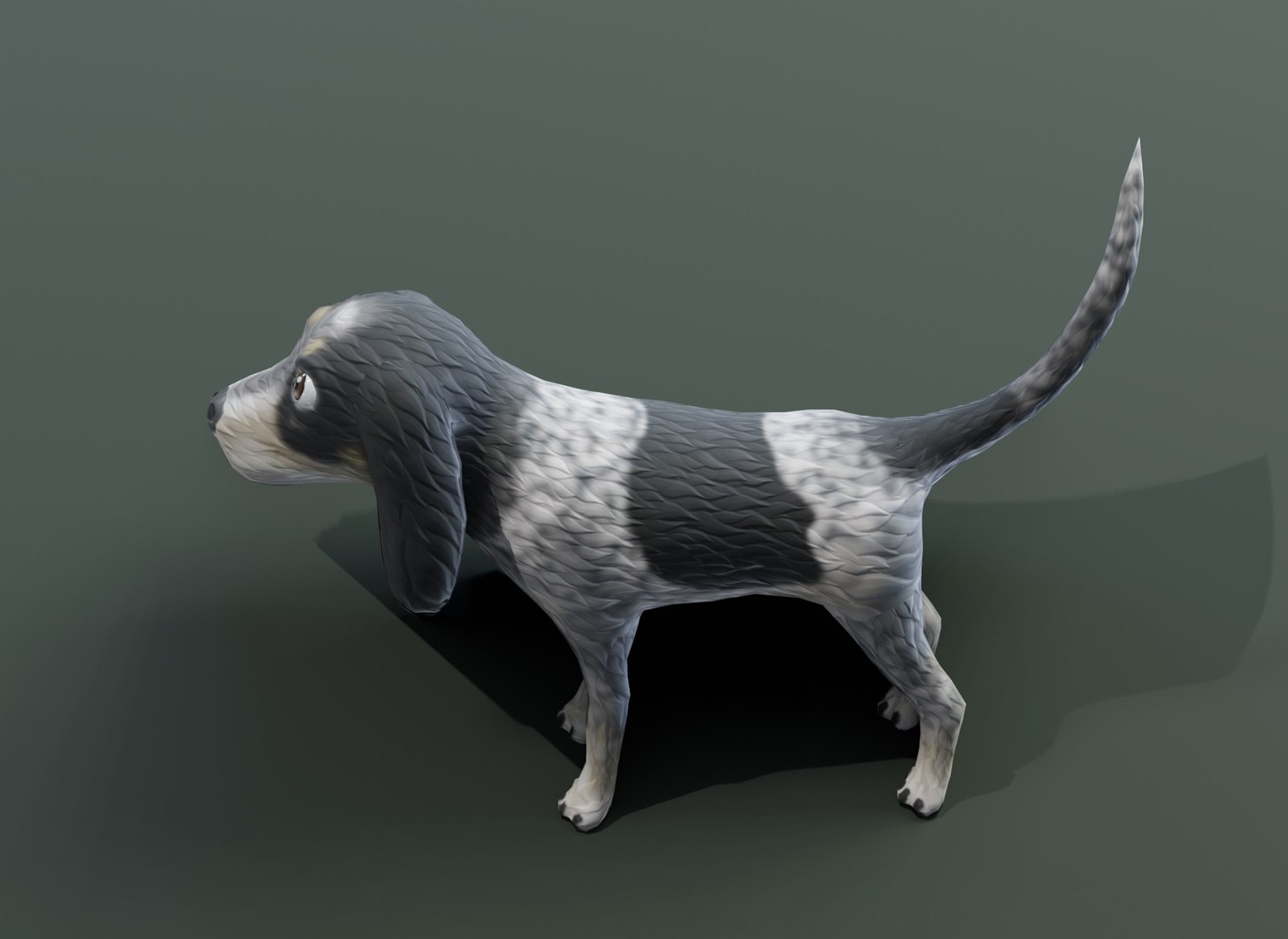 Cartoon Hound Dog Animations 3D Model - TurboSquid 1537188