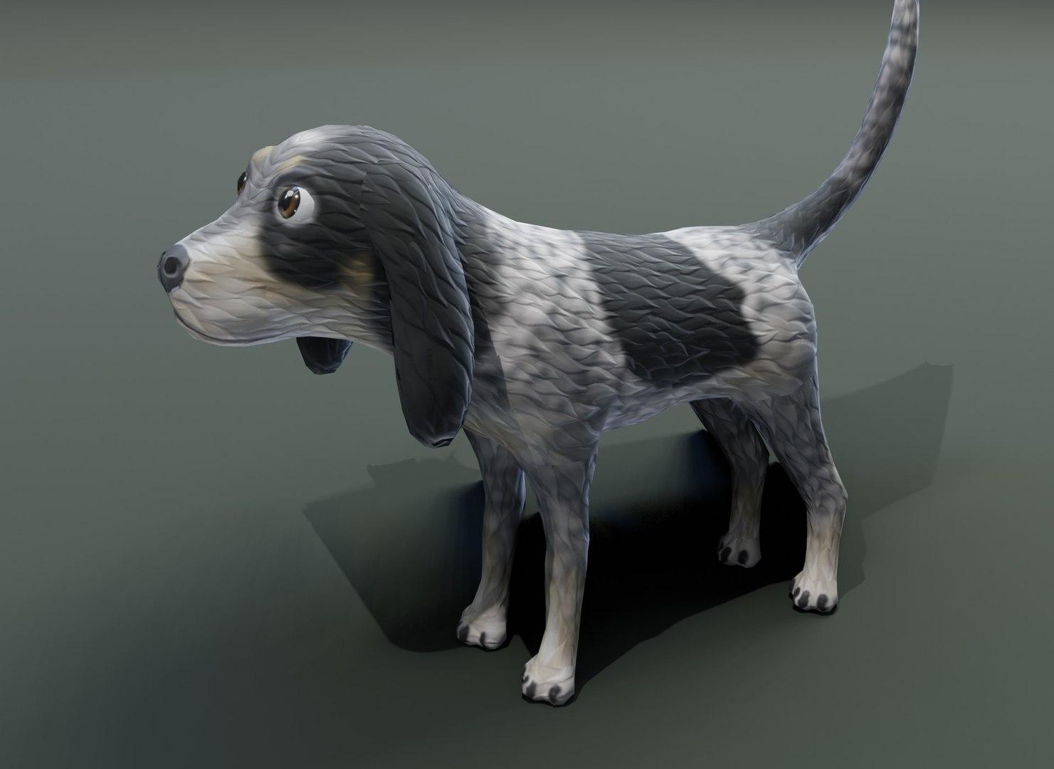 Cartoon Hound Dog Animations 3D Model - TurboSquid 1537188