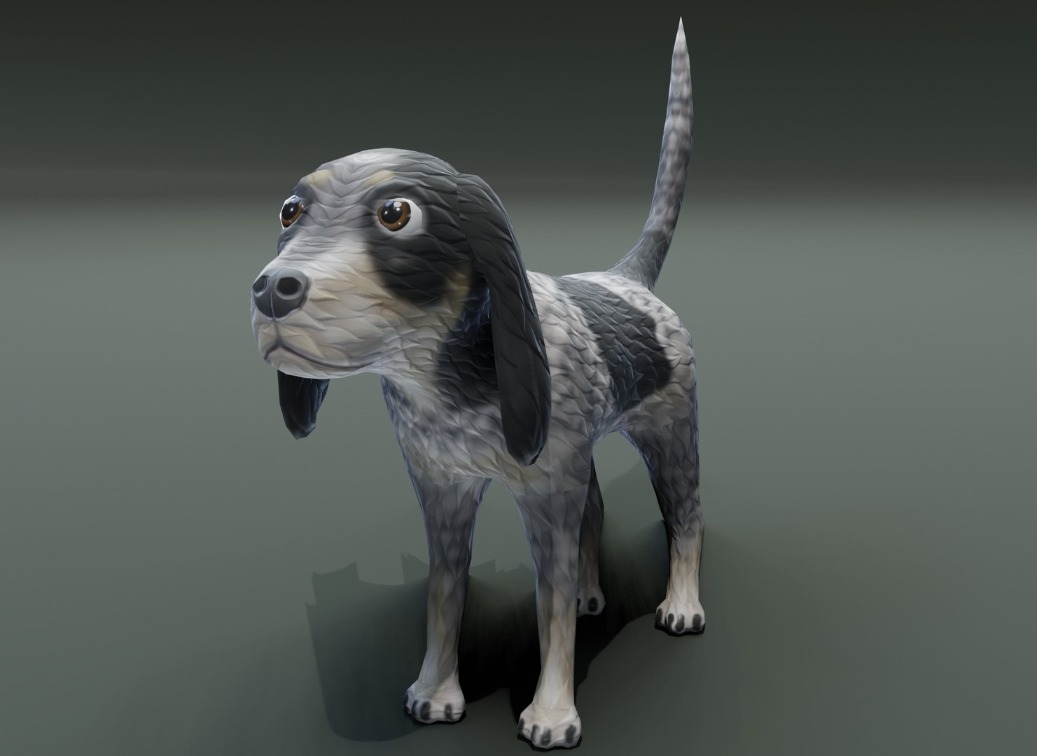 Cartoon Hound Dog Animations 3D Model - TurboSquid 1537188