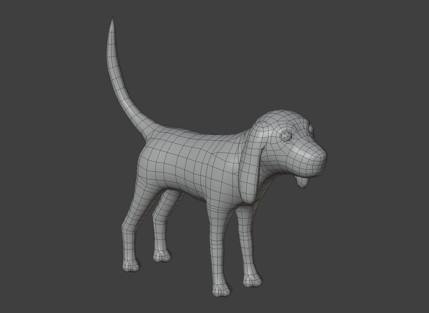 Cartoon Hound Dog Animations 3D Model - TurboSquid 1537188