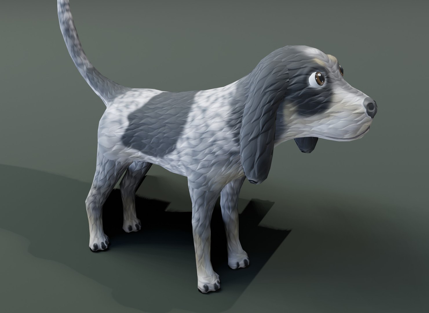 Cartoon Hound Dog Animations 3D Model - TurboSquid 1537188