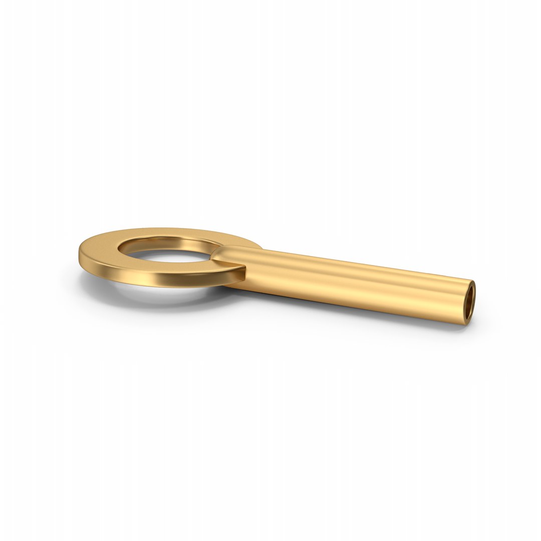 Gold Handcuff Key 3D - TurboSquid 2156533