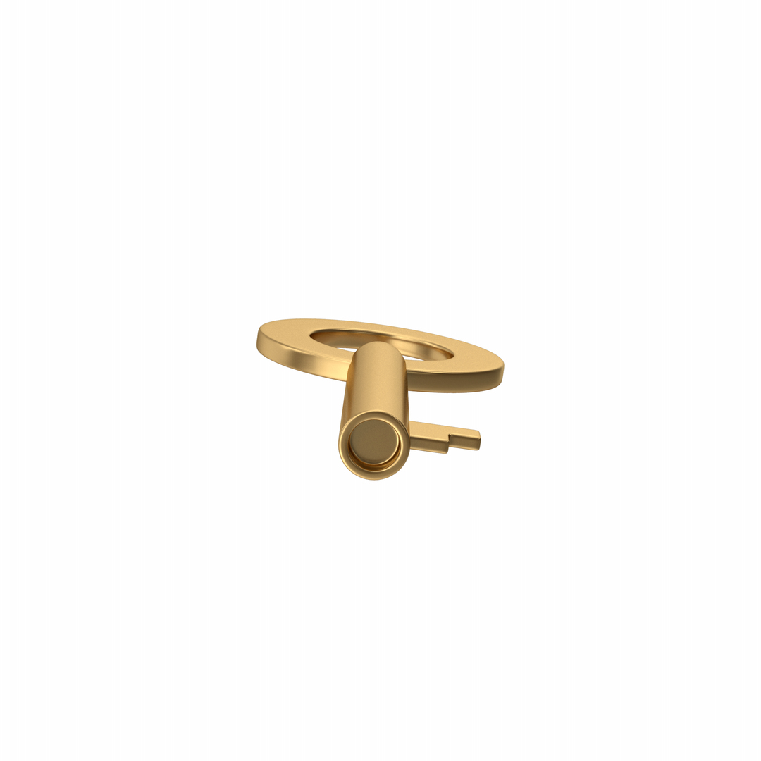 Gold Handcuff Key 3D - TurboSquid 2156533