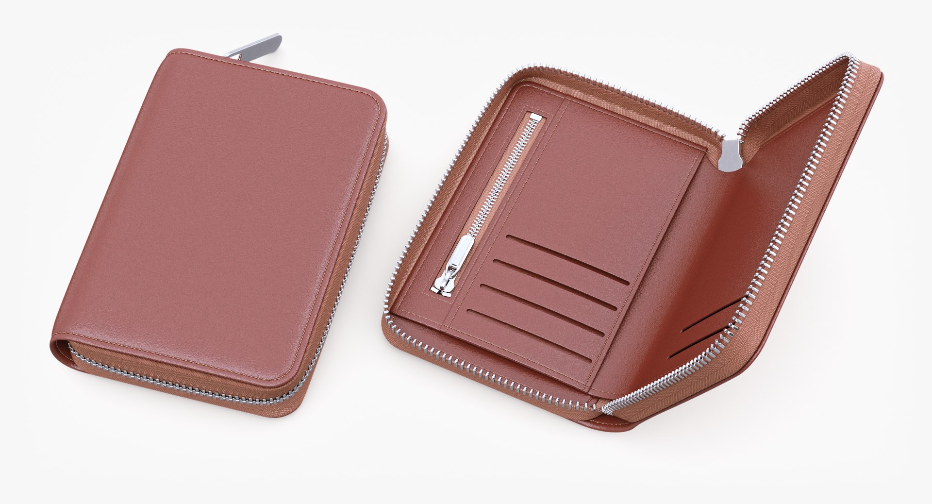 Wallet Leather 3d Model