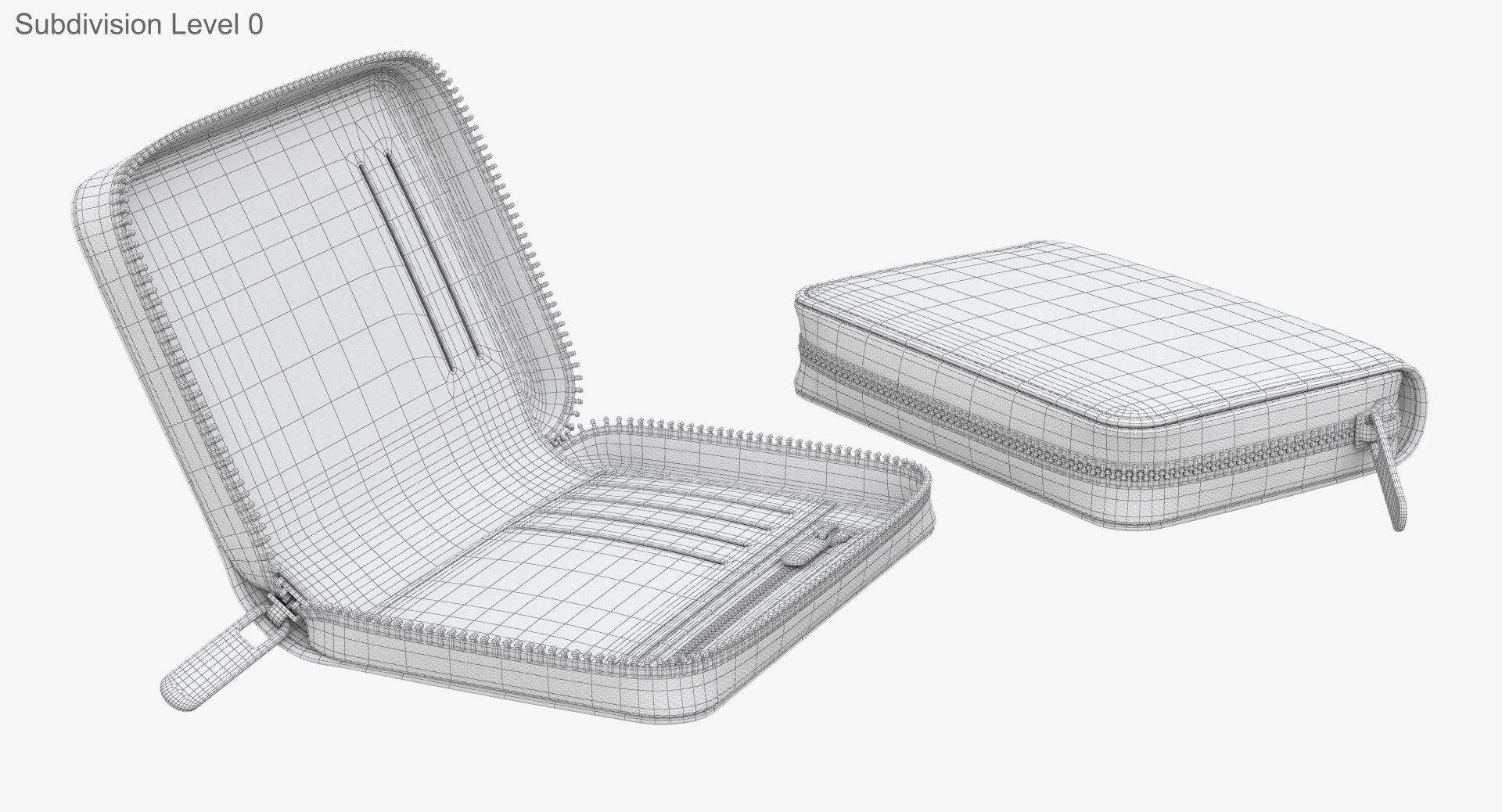 wallet leather 3d model