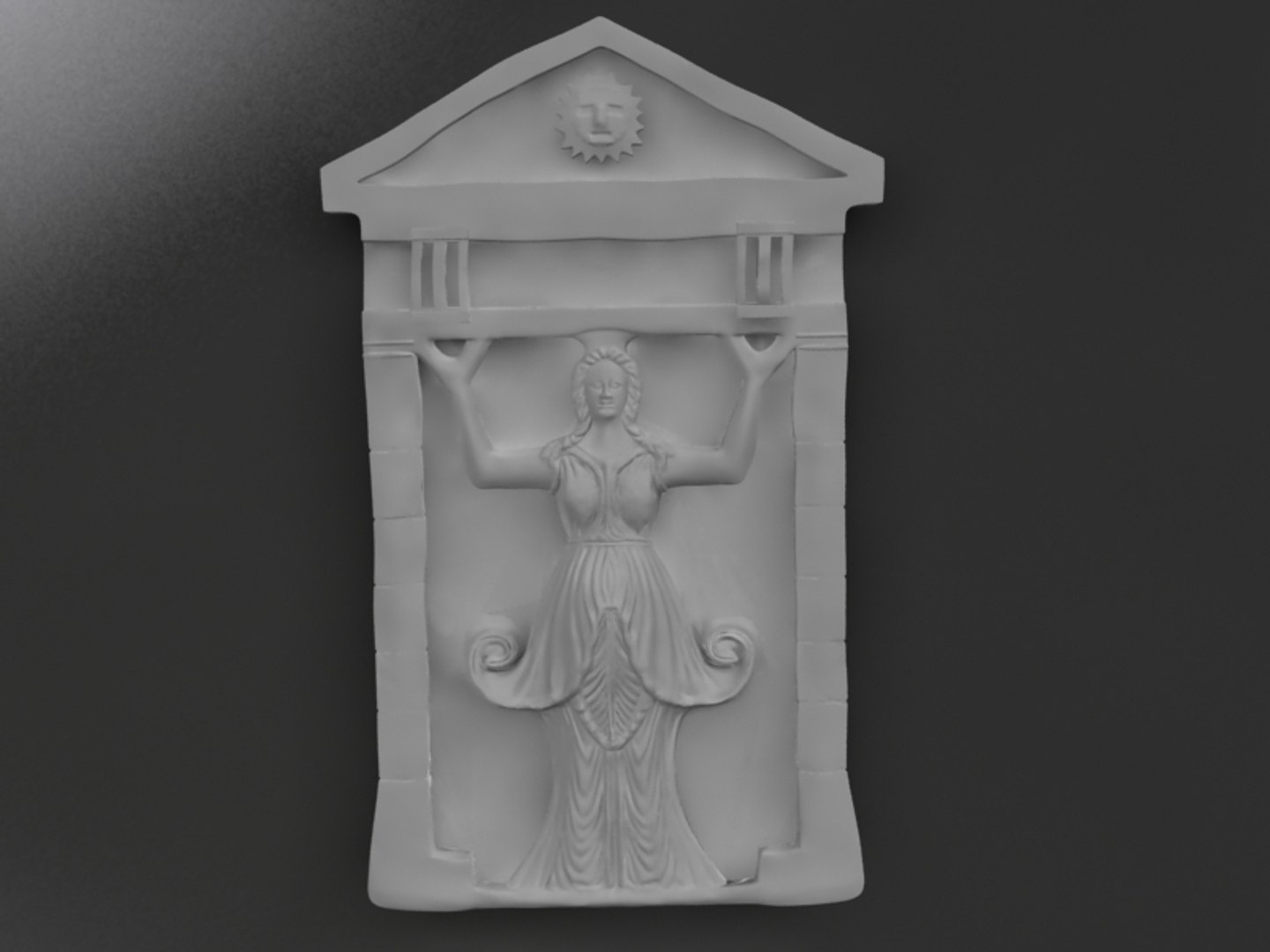 Prototyping Caryatids 3d Model