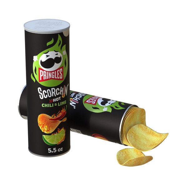 modelo 3d Pringles con chile picante y lima - TurboSquid 2370655