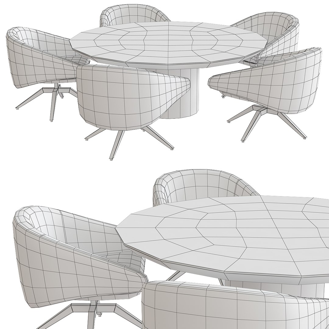 3D Table Model - TurboSquid 1566549
