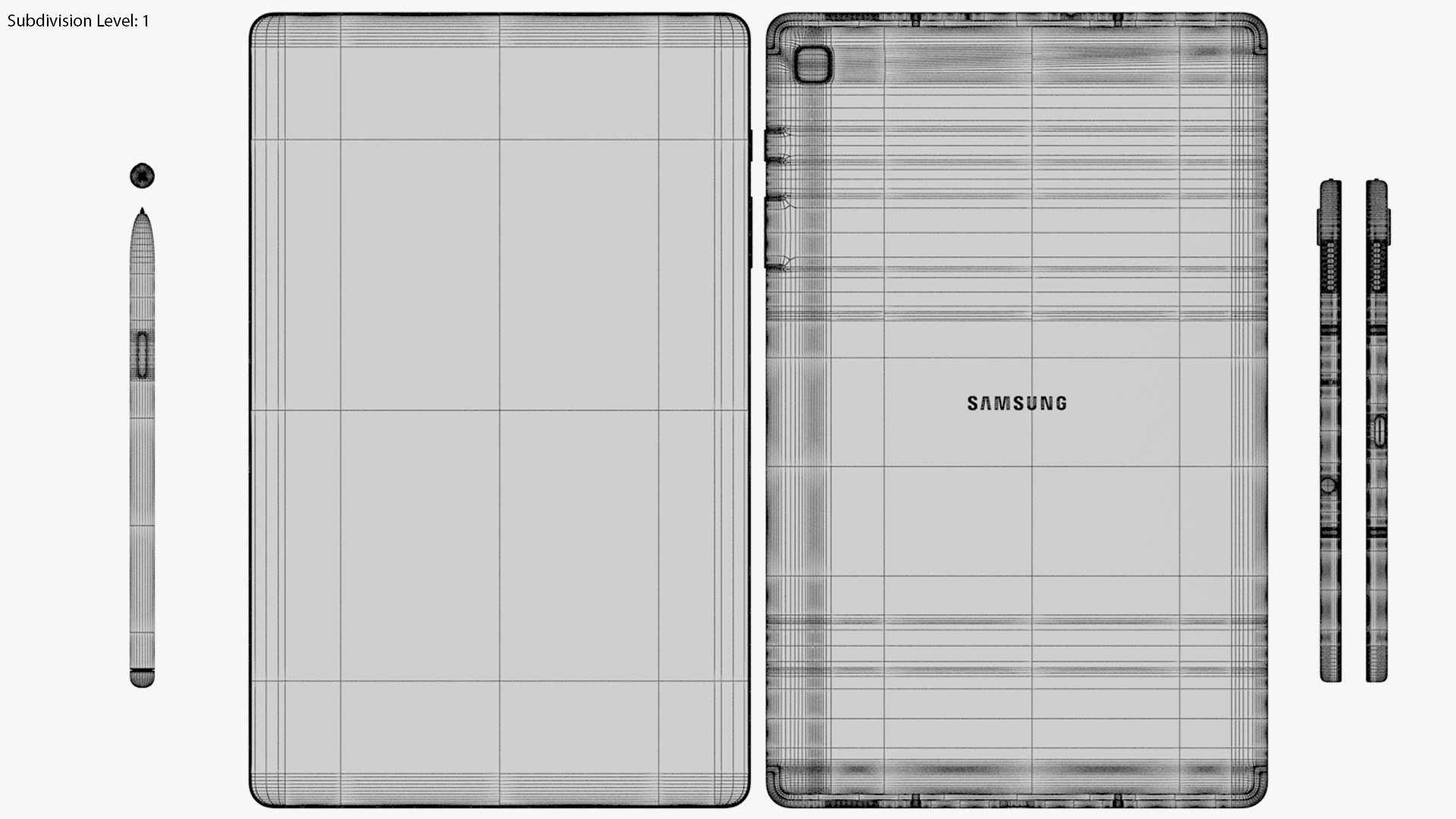 Realistic Samsung Galaxy Tab Model - TurboSquid 1545274