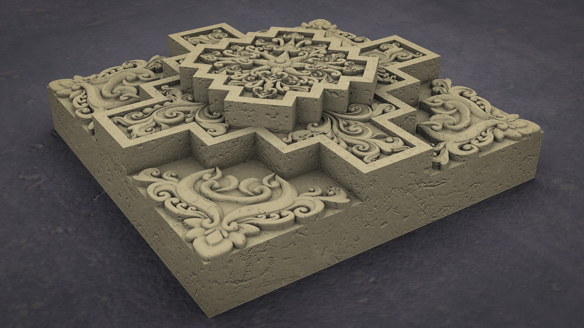 09MM Carved Relief Stone Inscriptions 3D - TurboSquid 2104194