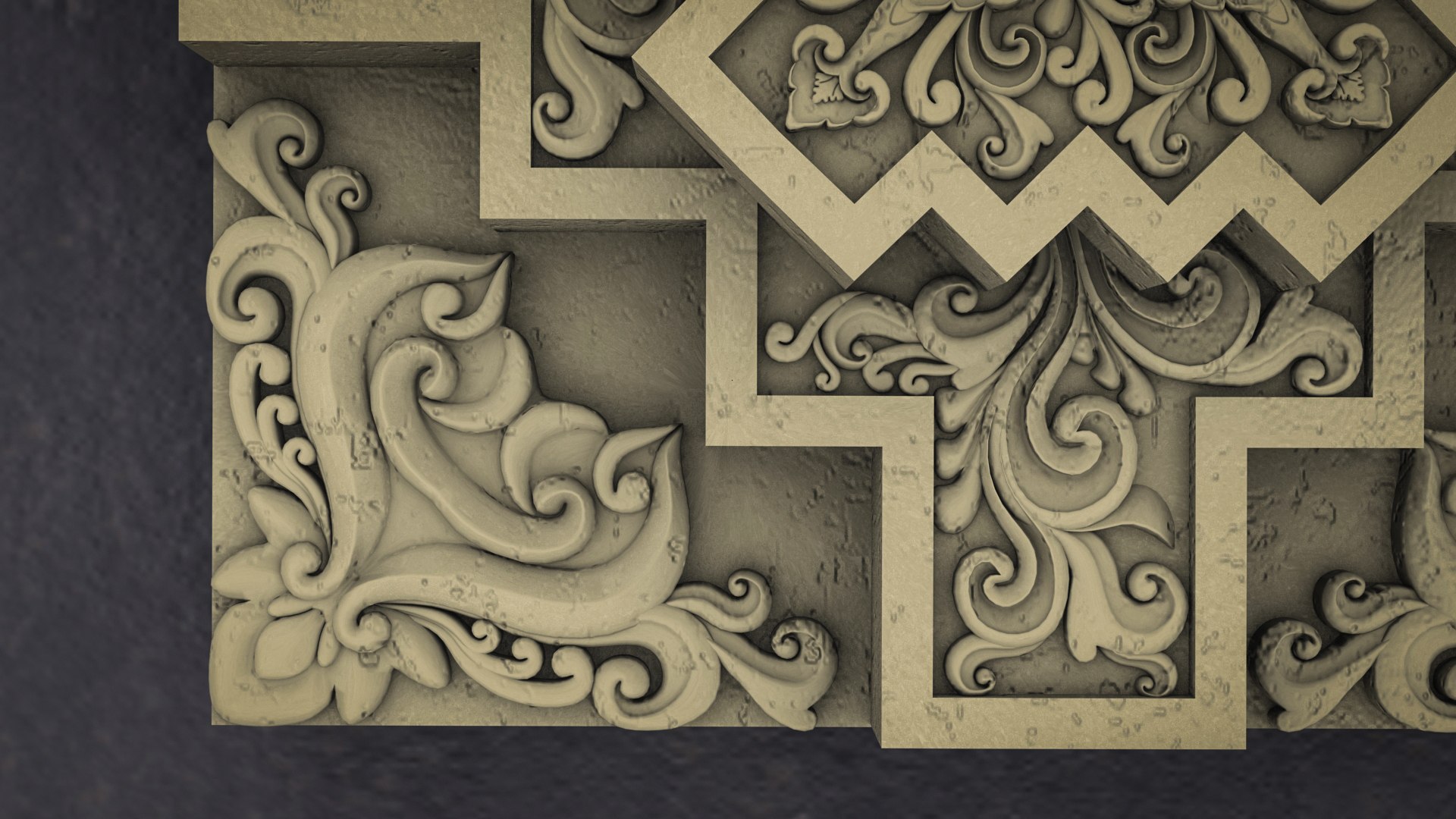 09MM Carved Relief Stone Inscriptions 3D - TurboSquid 2104194