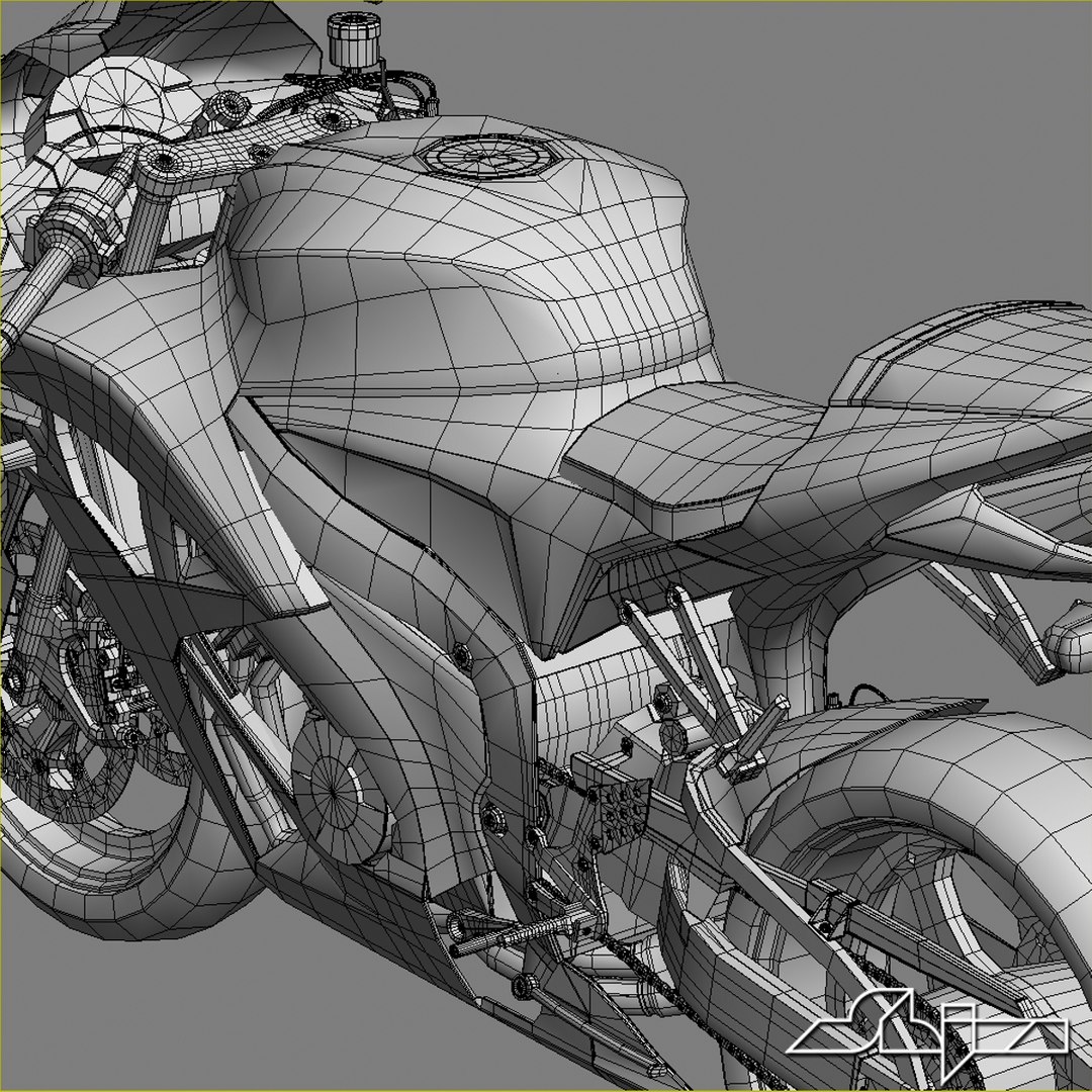 3d Model Bike Cbr 650rr 2007