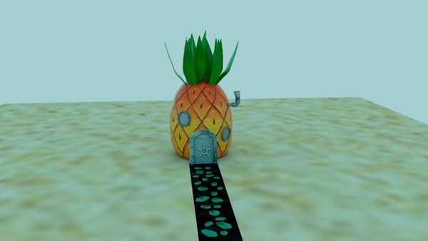 modelo 3d Spongebob House - TurboSquid 1971926