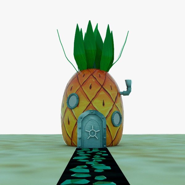 modelo 3d Spongebob House - TurboSquid 1971926