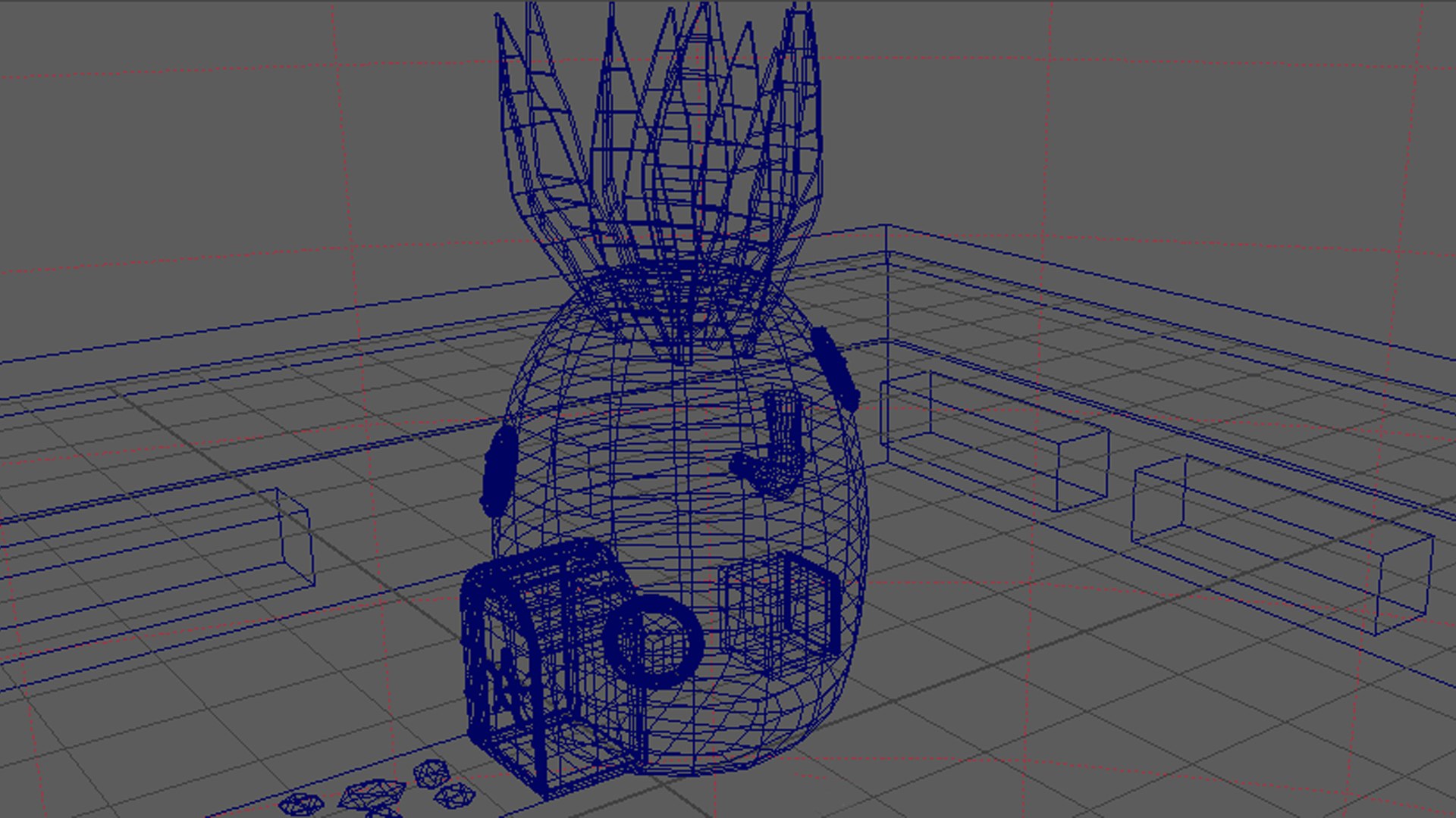 Spongebob House 3D Model - TurboSquid 1971926