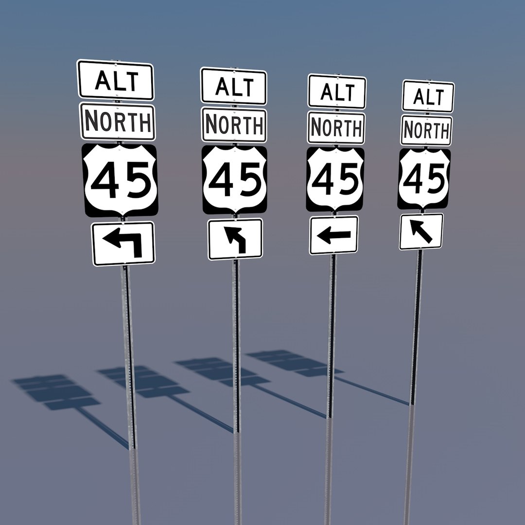 U S Highway 45 3d C4d