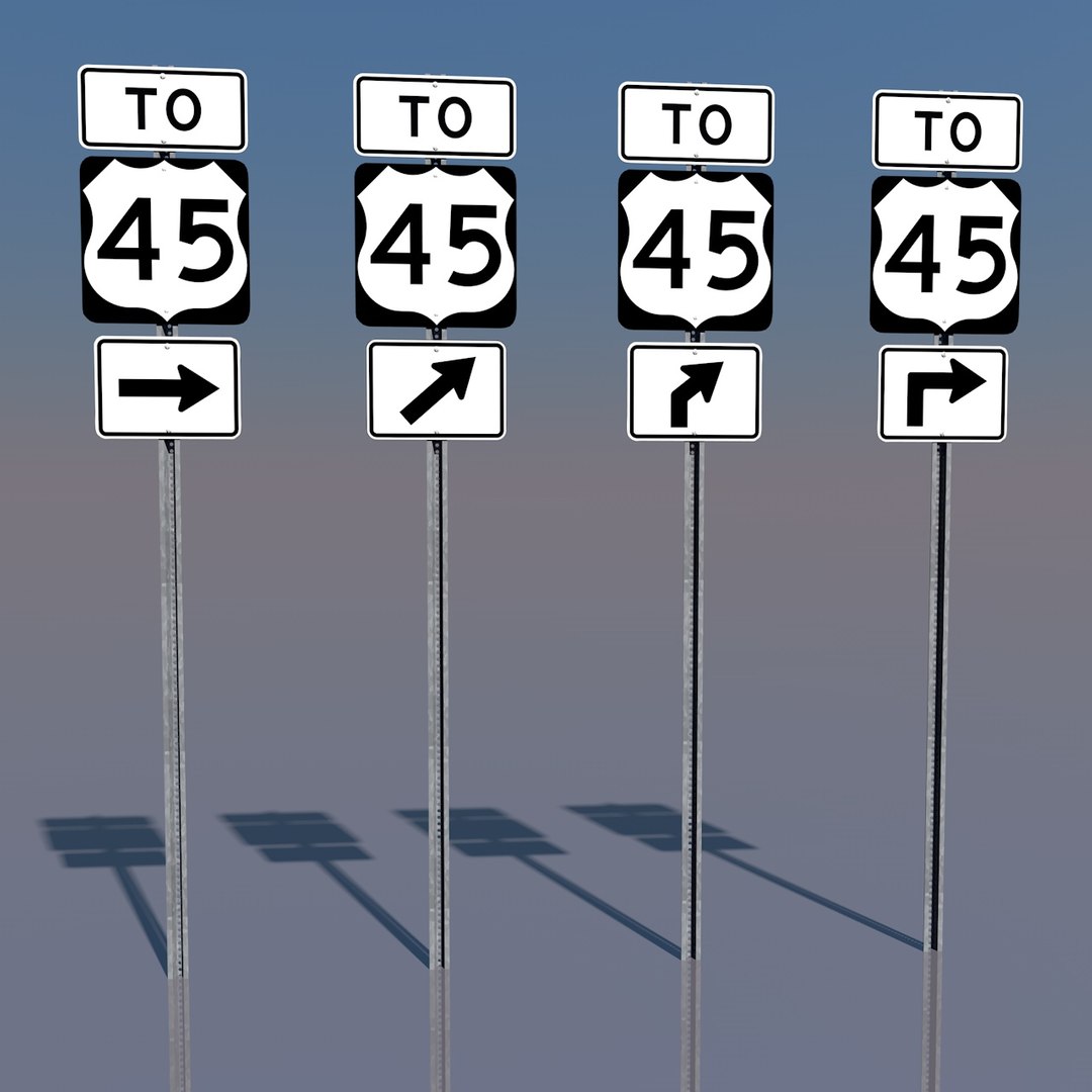 U S Highway 45 3d C4d