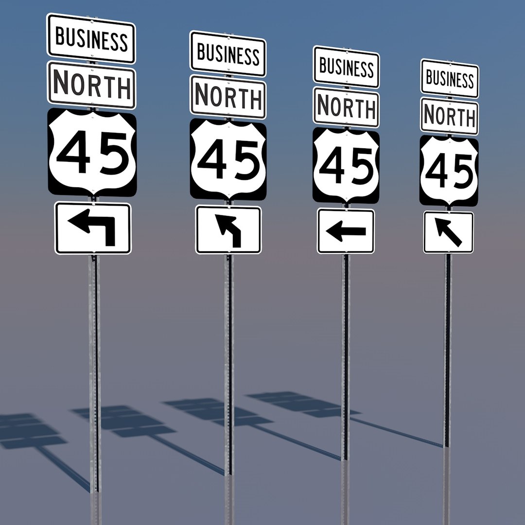U S Highway 45 3d C4d
