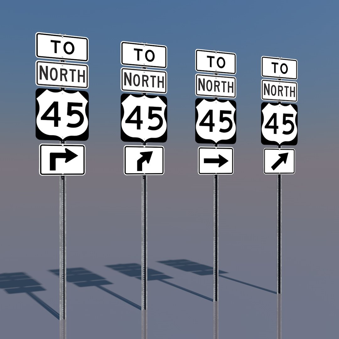U S Highway 45 3d C4d