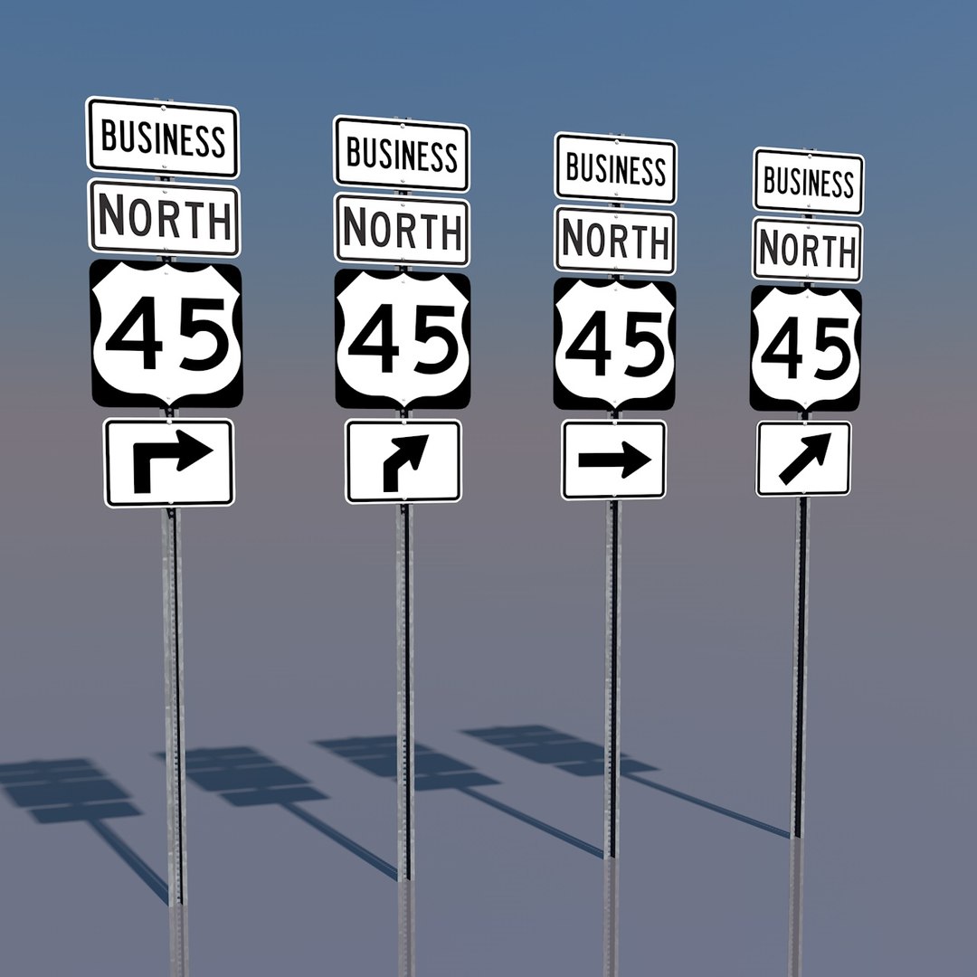 U S Highway 45 3d C4d