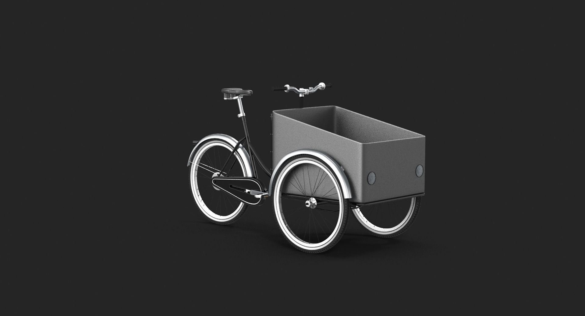 Freight Bicycle Cargo Bike 3d Model