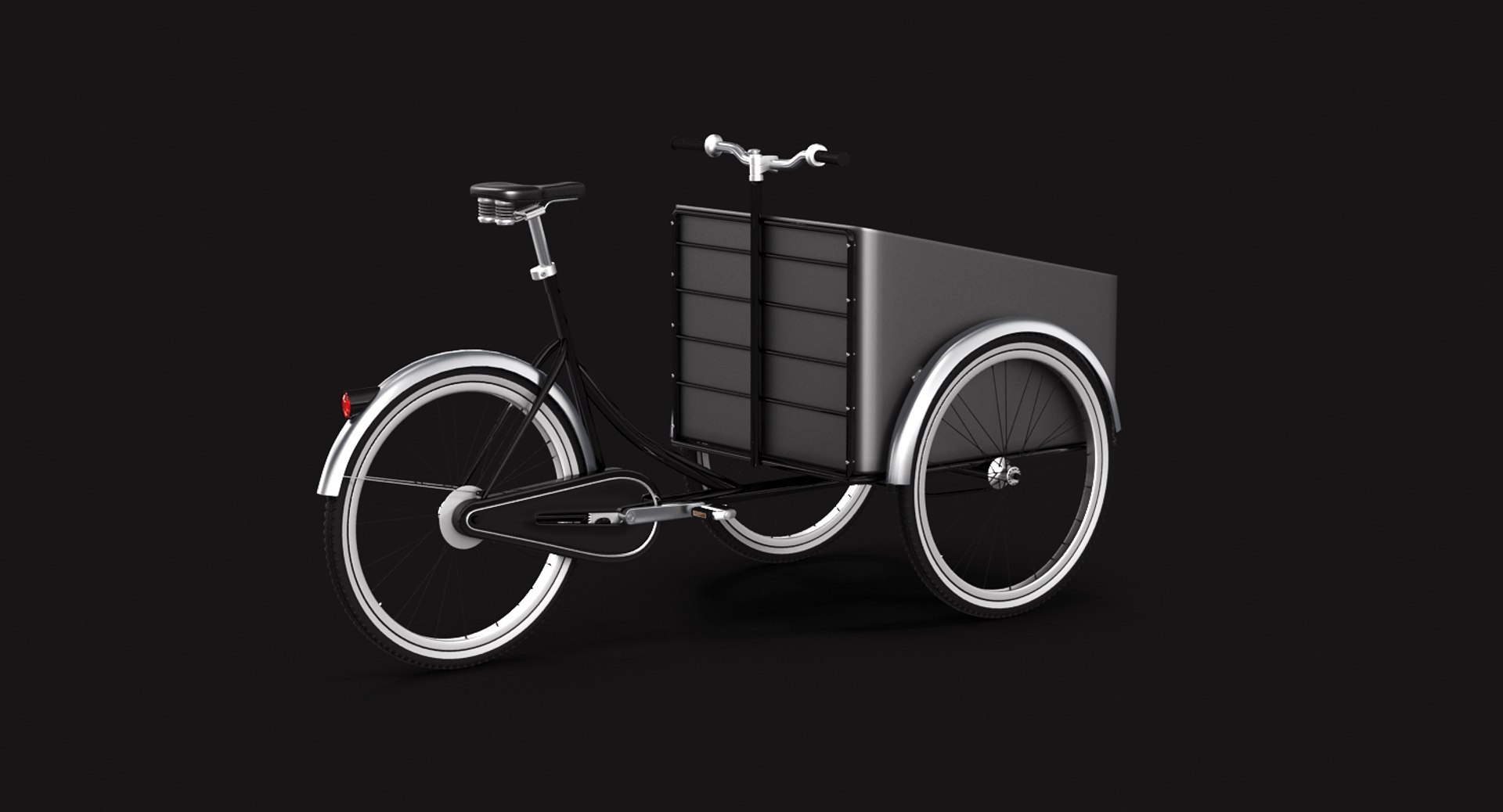 Freight Bicycle Cargo Bike 3d Model