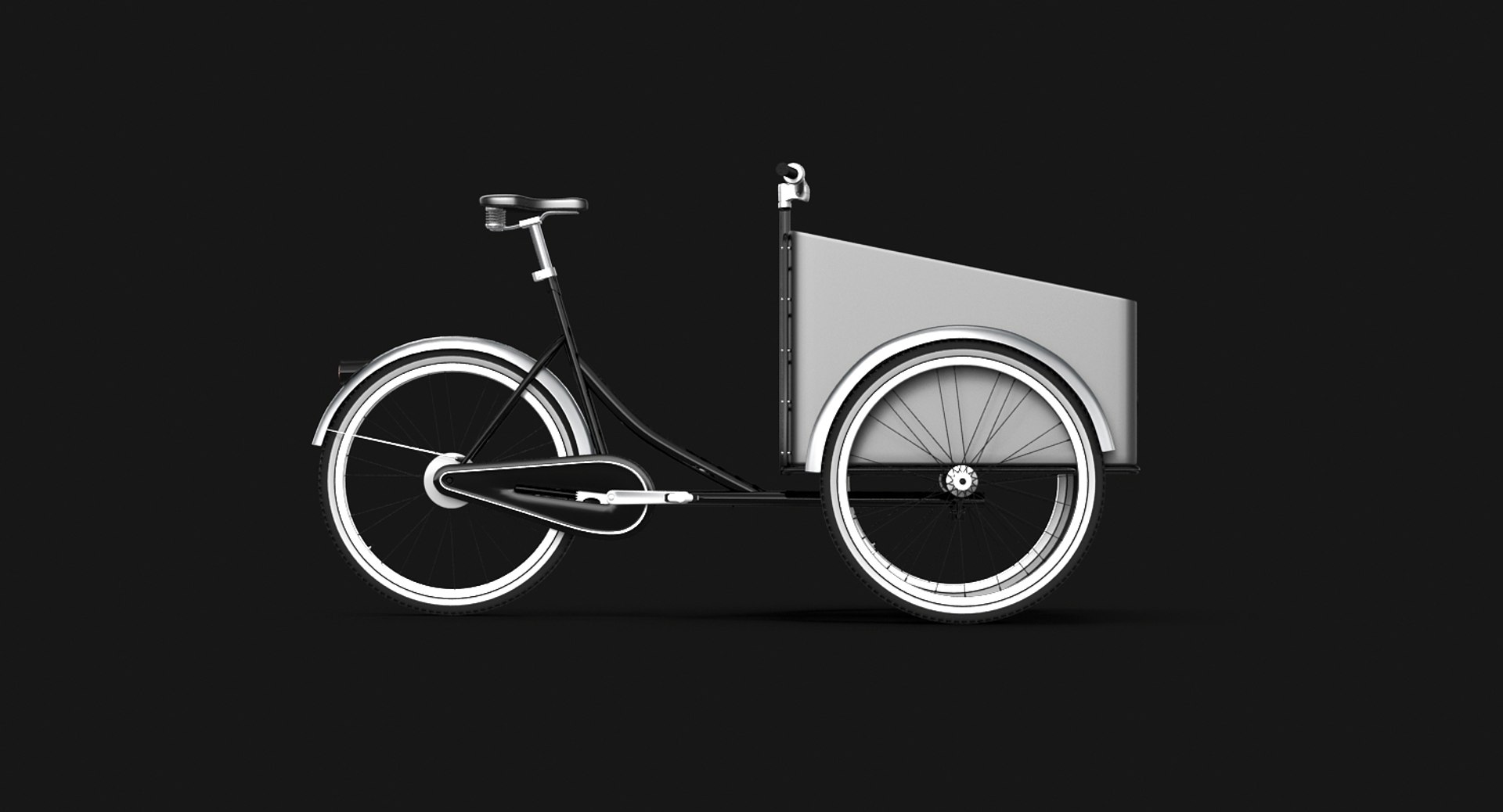 Freight Bicycle Cargo Bike 3d Model