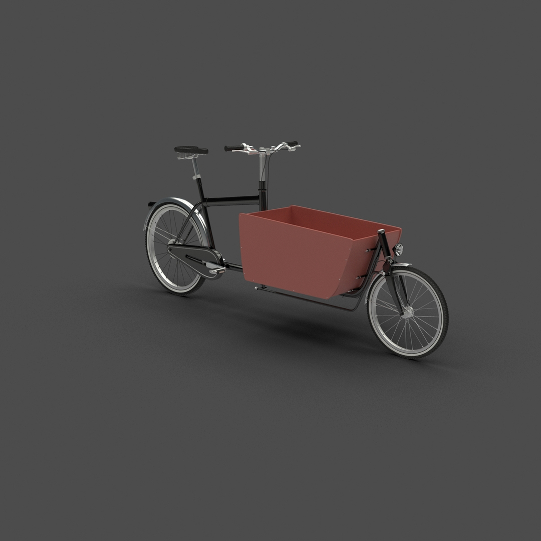 Freight Bicycle Cargo Bike 3d Model