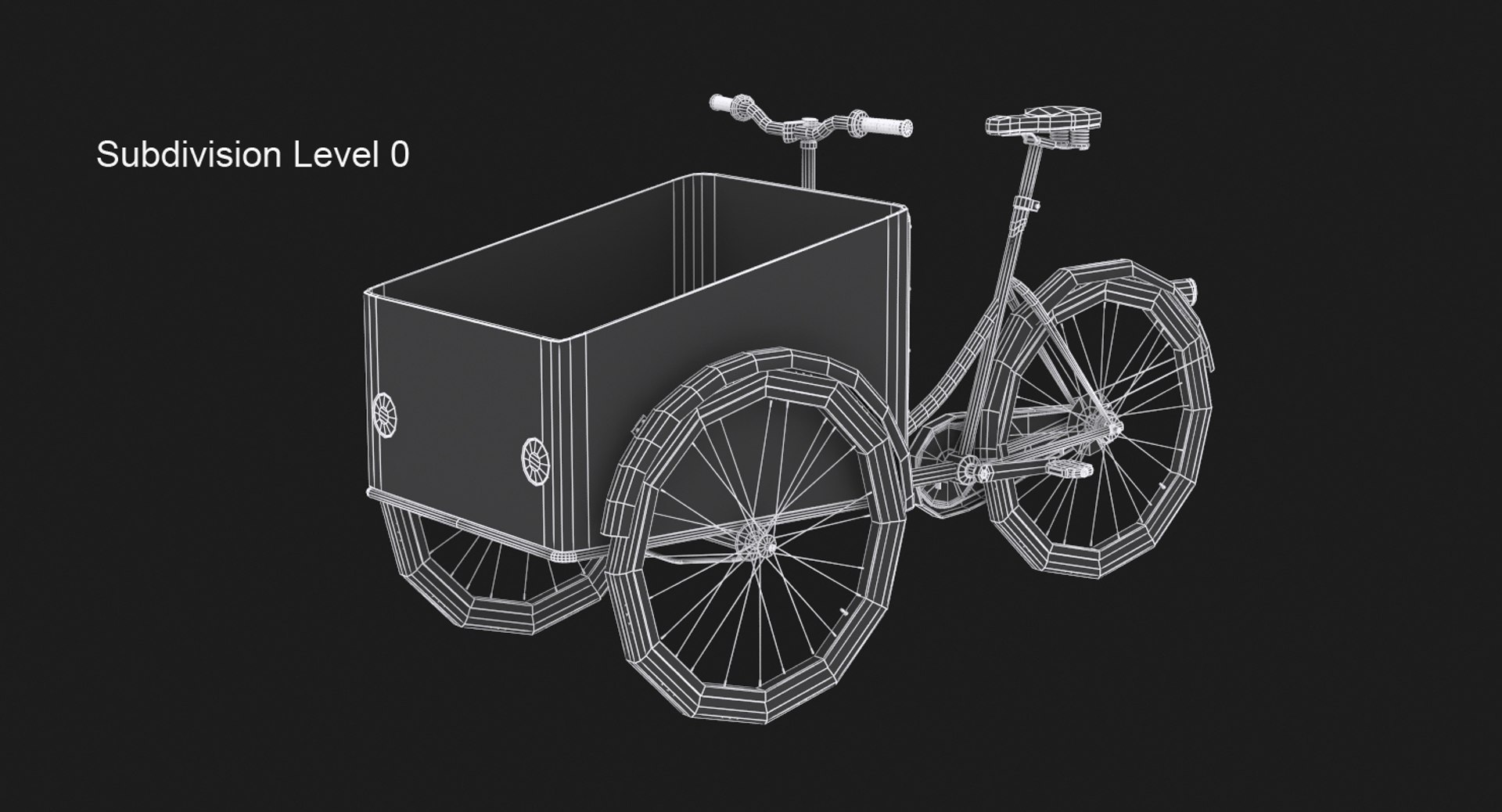 Freight Bicycle Cargo Bike 3d Model