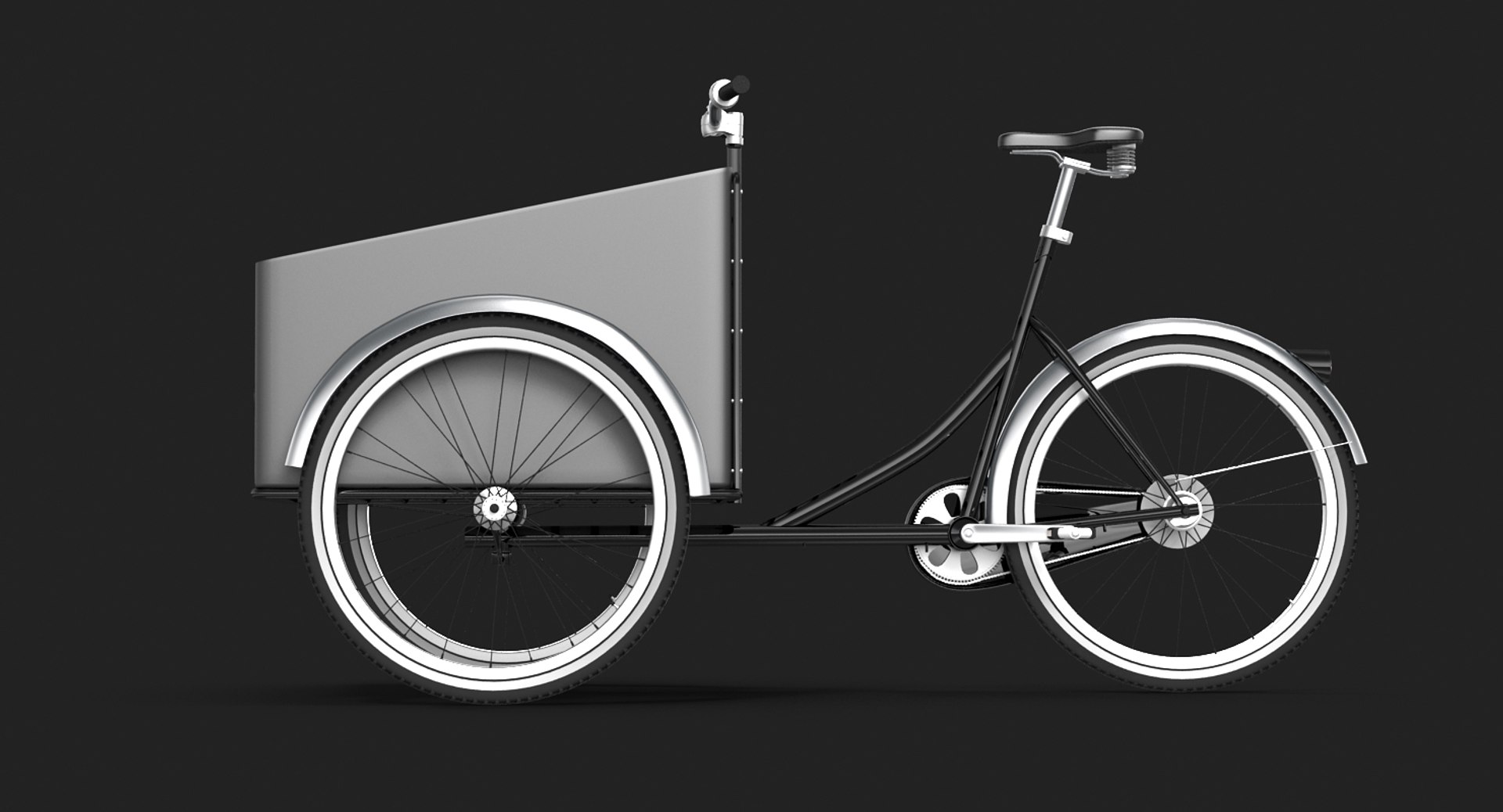 Freight Bicycle Cargo Bike 3d Model