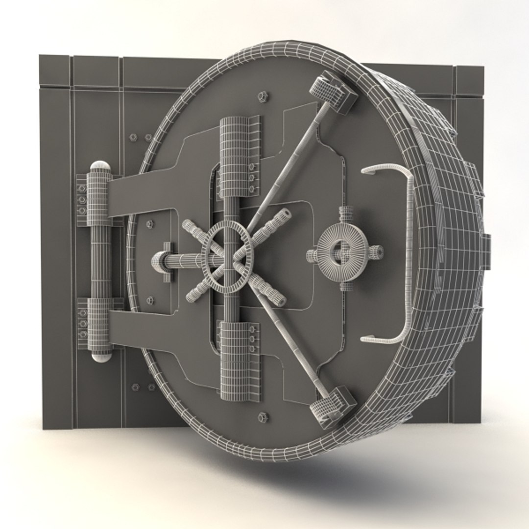 3d model bank vault