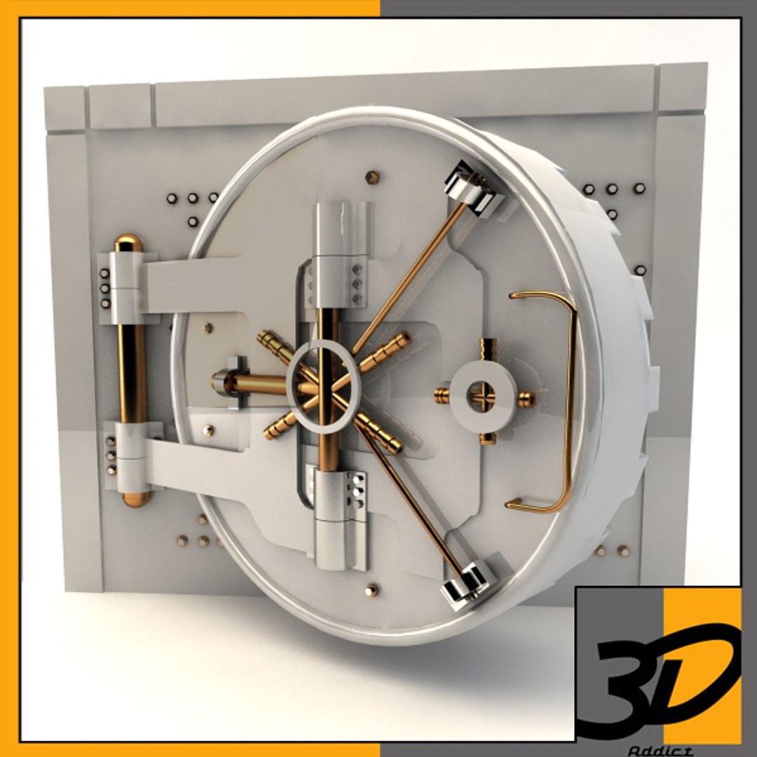 3d model bank vault