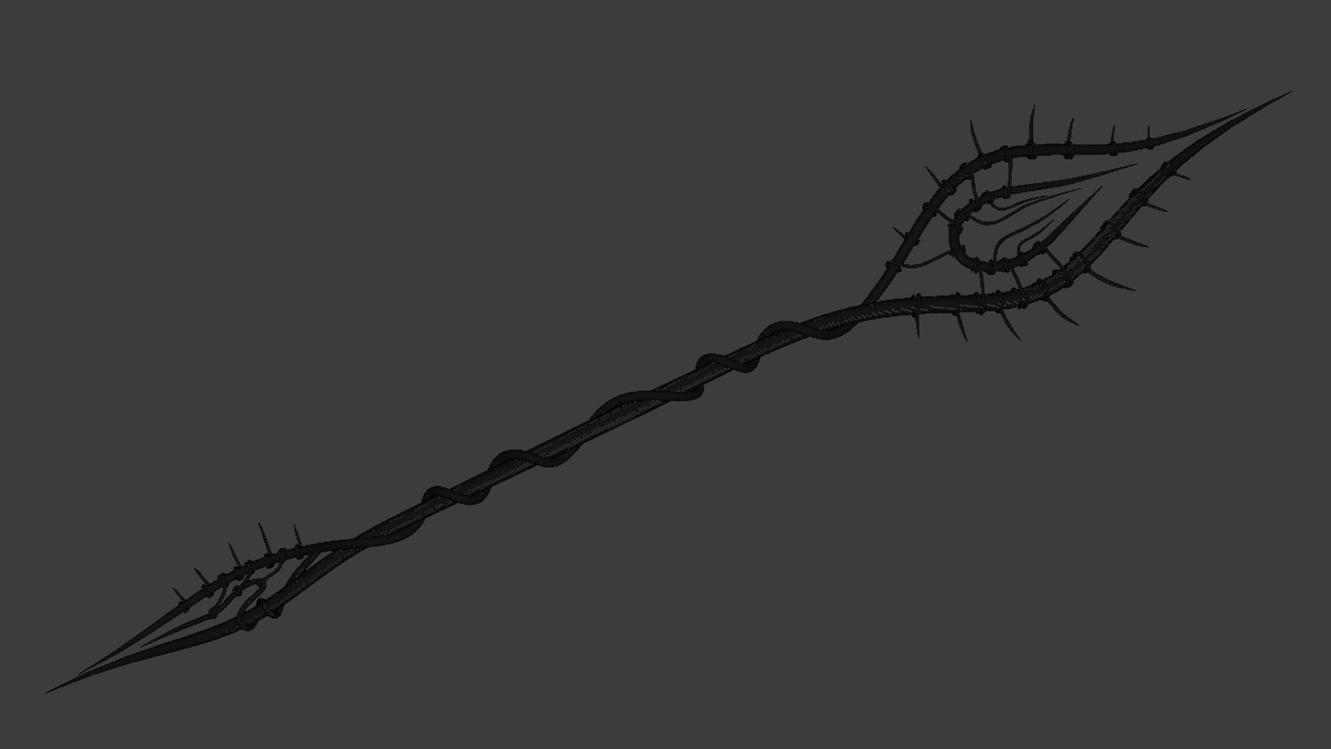 3D Model Druid Staff - TurboSquid 1762747