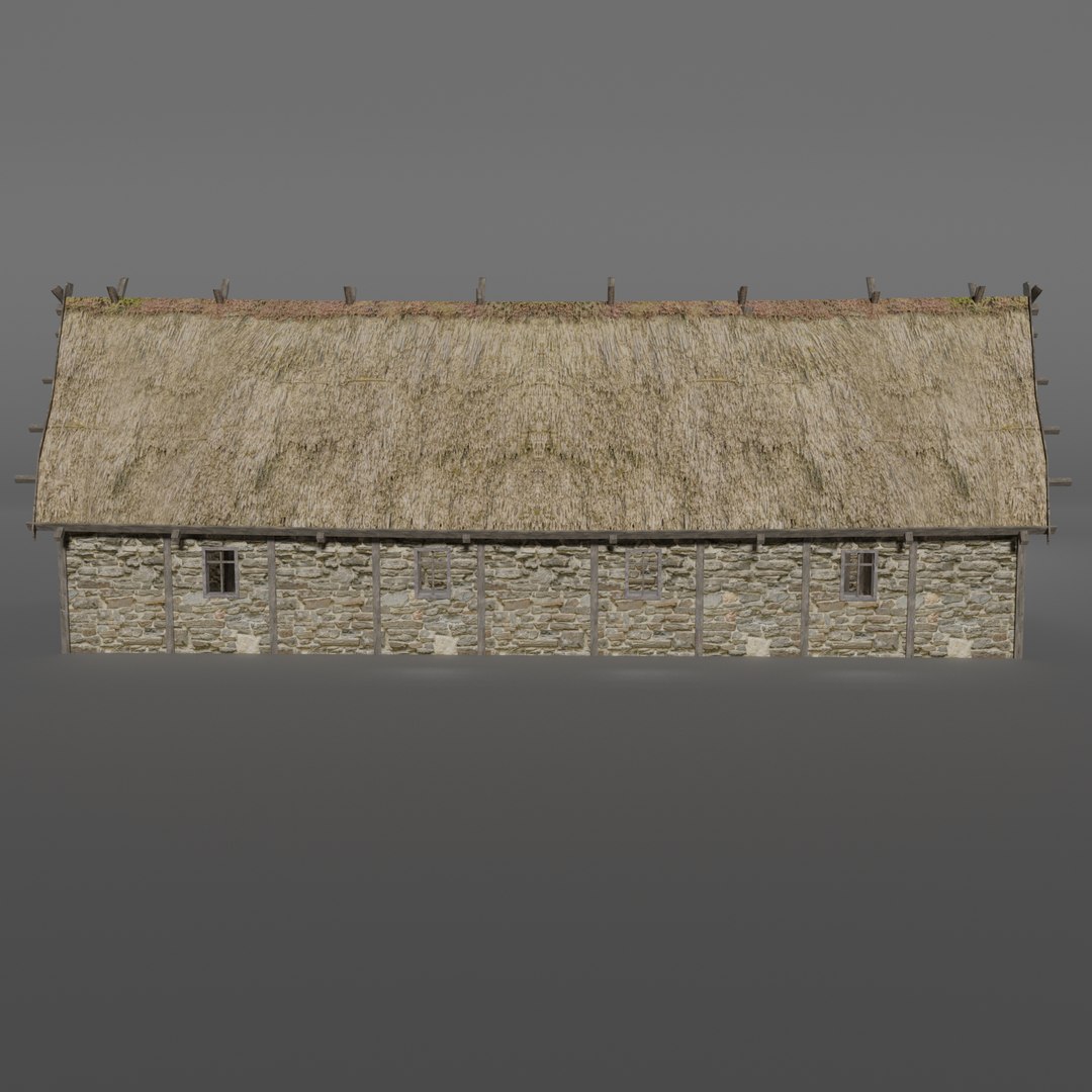 Medieval Barn 3D Model - TurboSquid 1662593