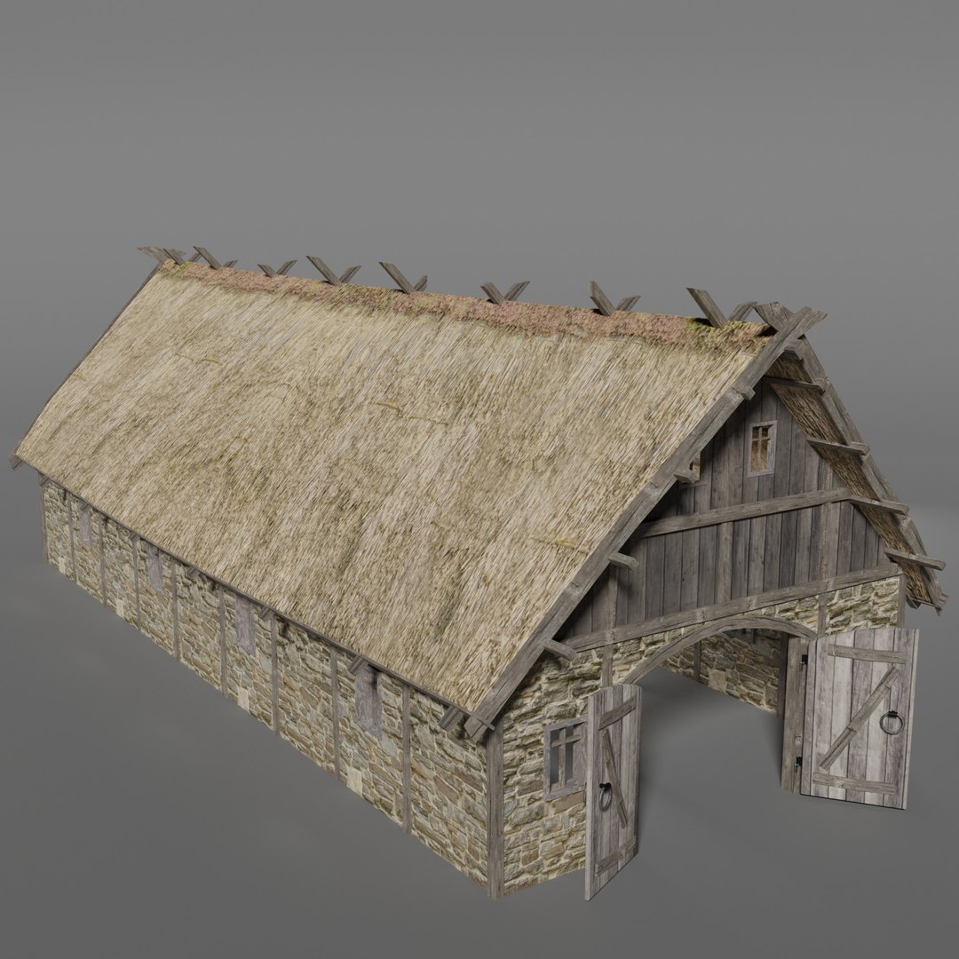 Medieval Barn 3D Model - TurboSquid 1662593
