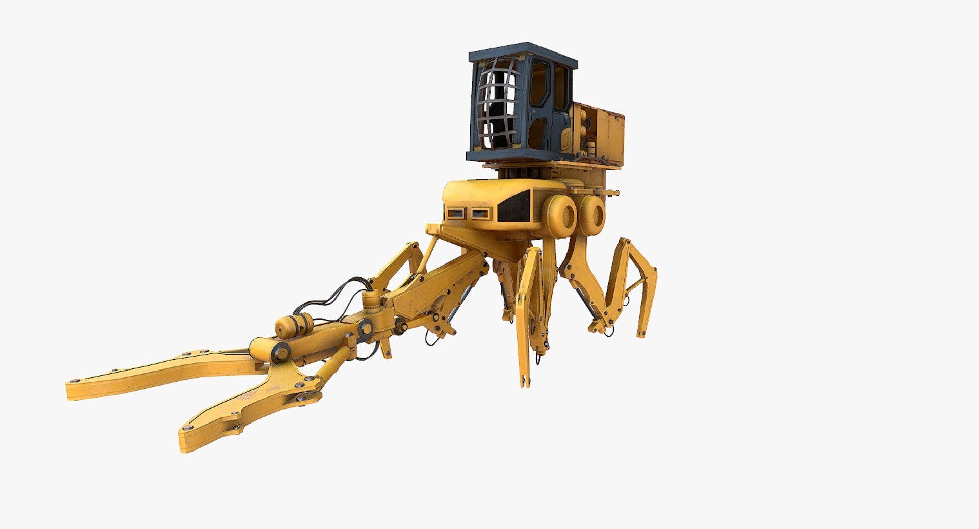 Sci Fi Construction Mech 3D Model - TurboSquid 1401979