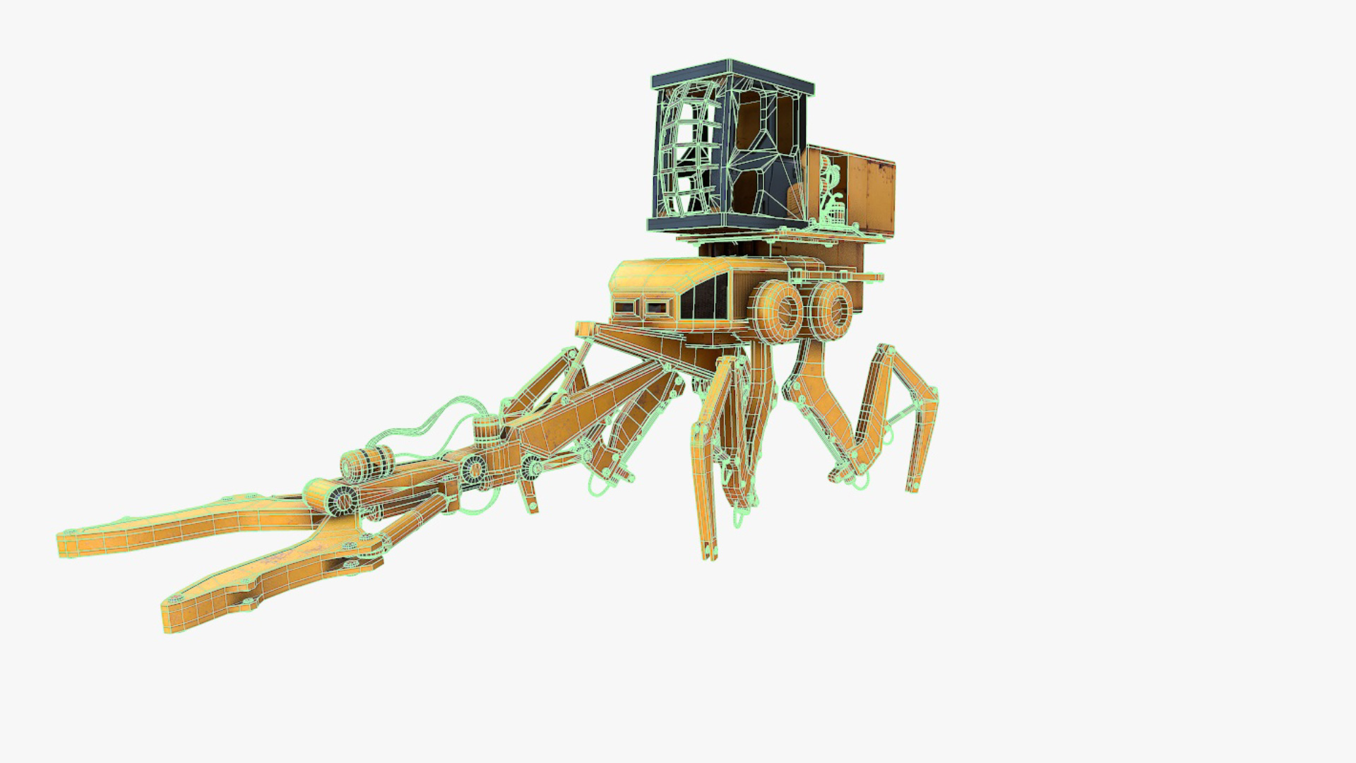 Sci Fi Construction Mech 3D Model - TurboSquid 1401979