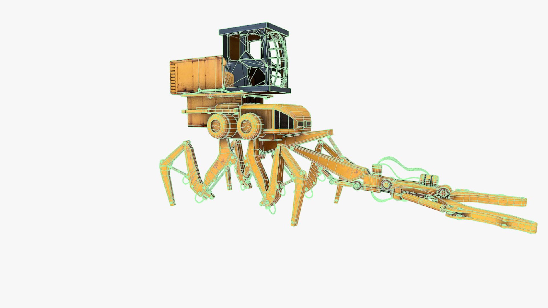 Sci Fi Construction Mech 3D Model - TurboSquid 1401979