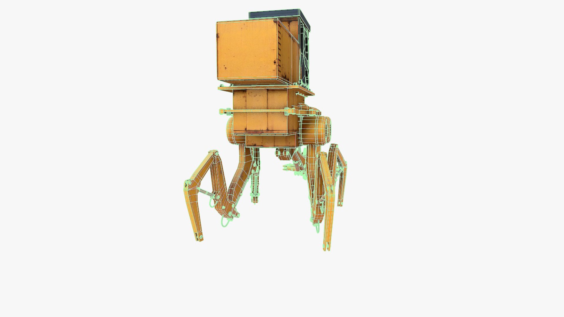 Sci Fi Construction Mech 3D Model - TurboSquid 1401979