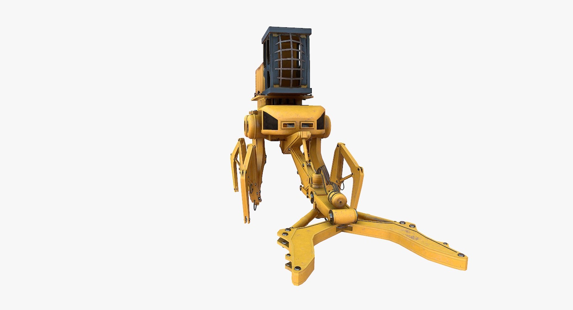 Sci Fi Construction Mech 3D Model - TurboSquid 1401979