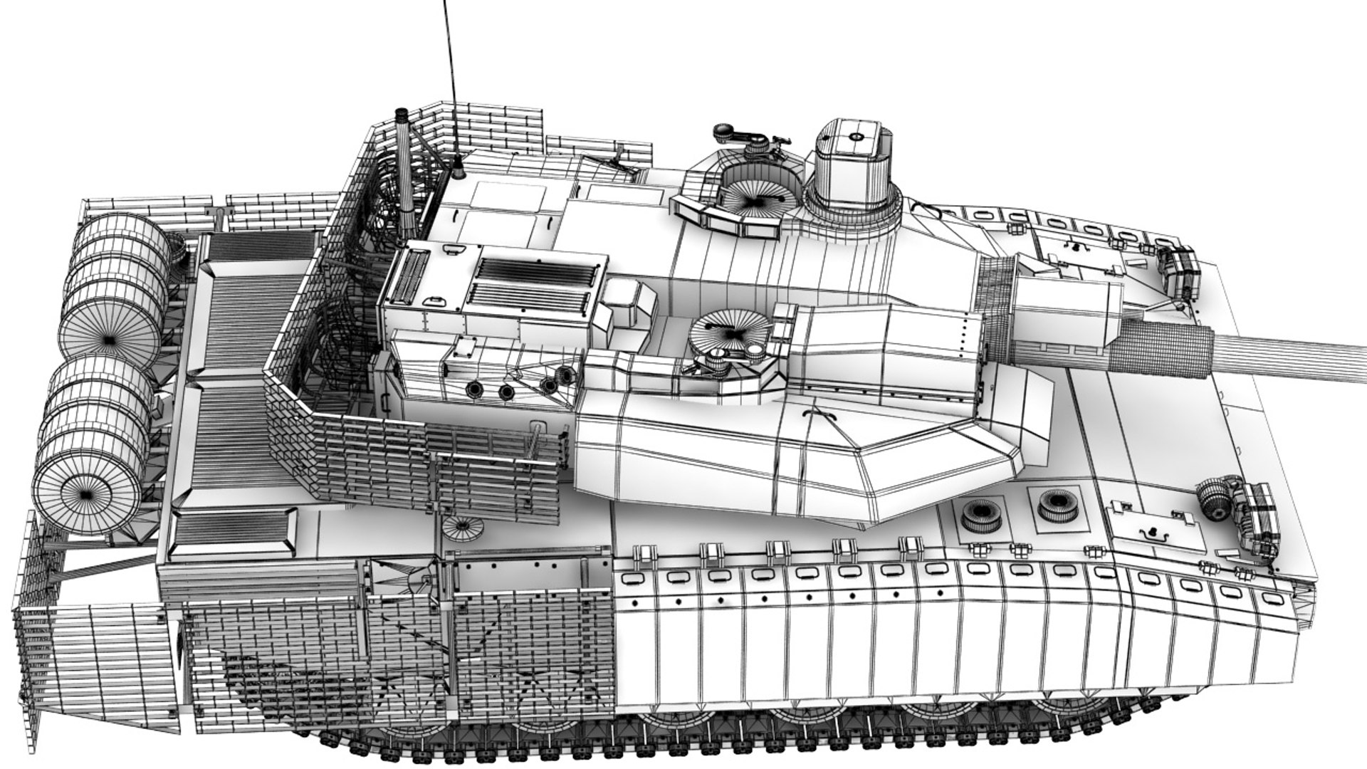 MBT AMX Leclerc XLR 3D Model - TurboSquid 1805655