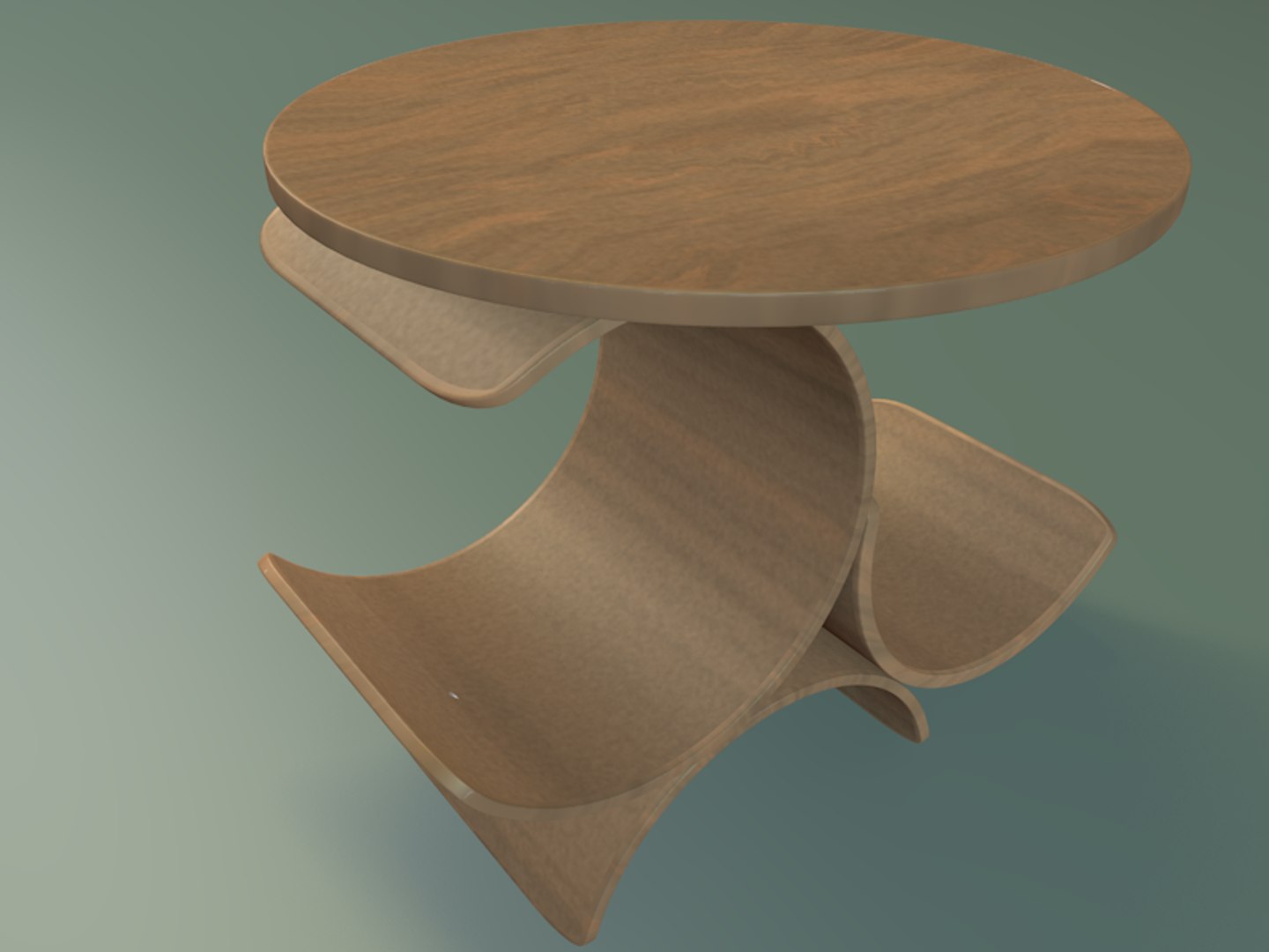 3d Wooden Magazine Table