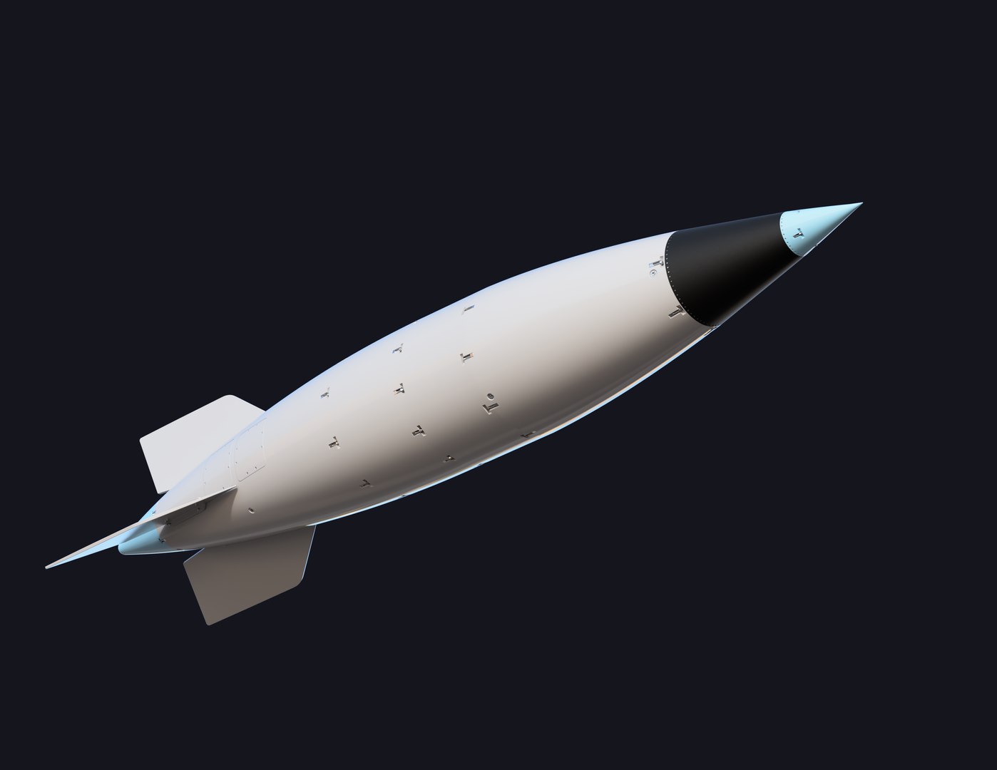3D Model AN-52 Thermonuclear Bomb - TurboSquid 2183496