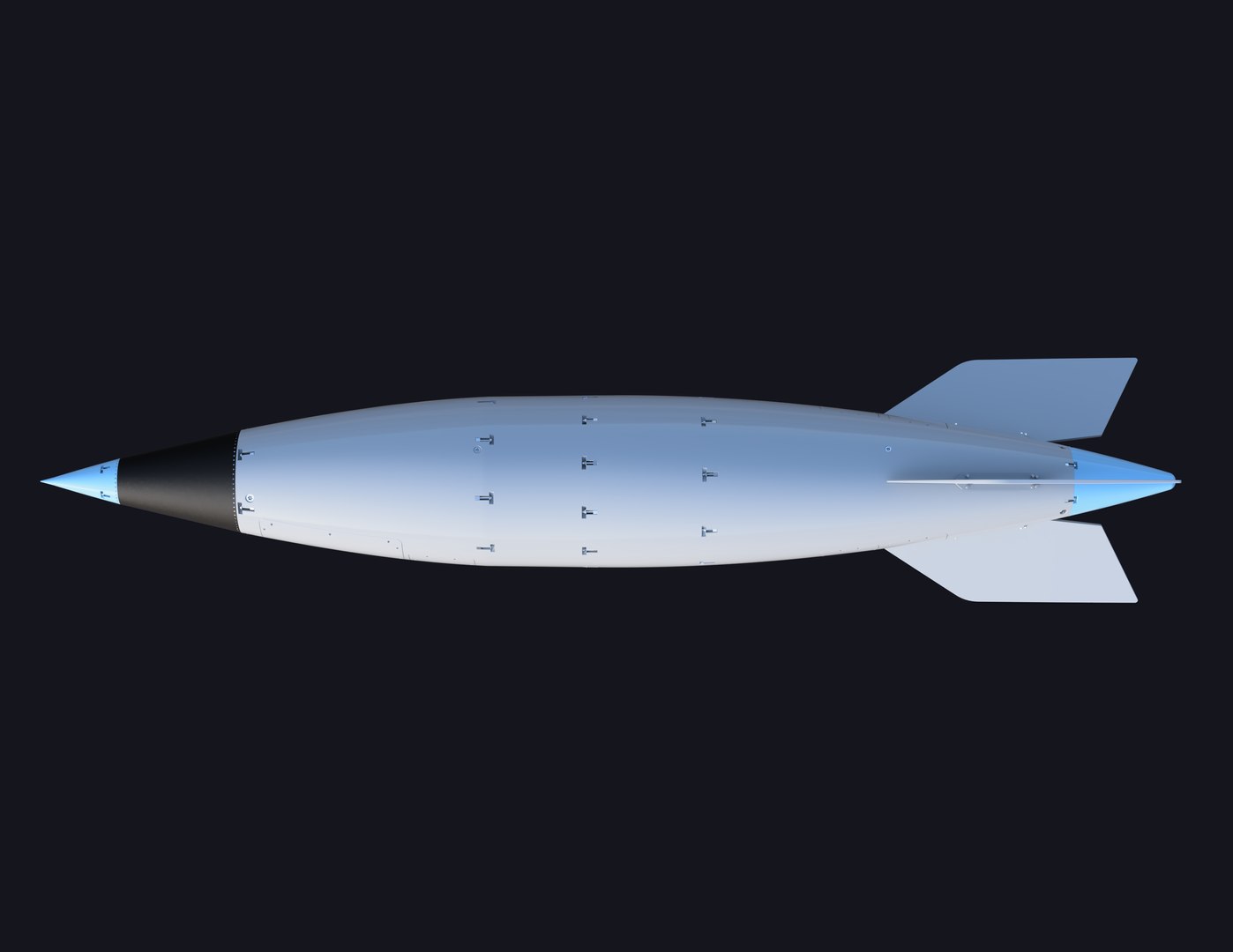 3D Model AN-52 Thermonuclear Bomb - TurboSquid 2183496
