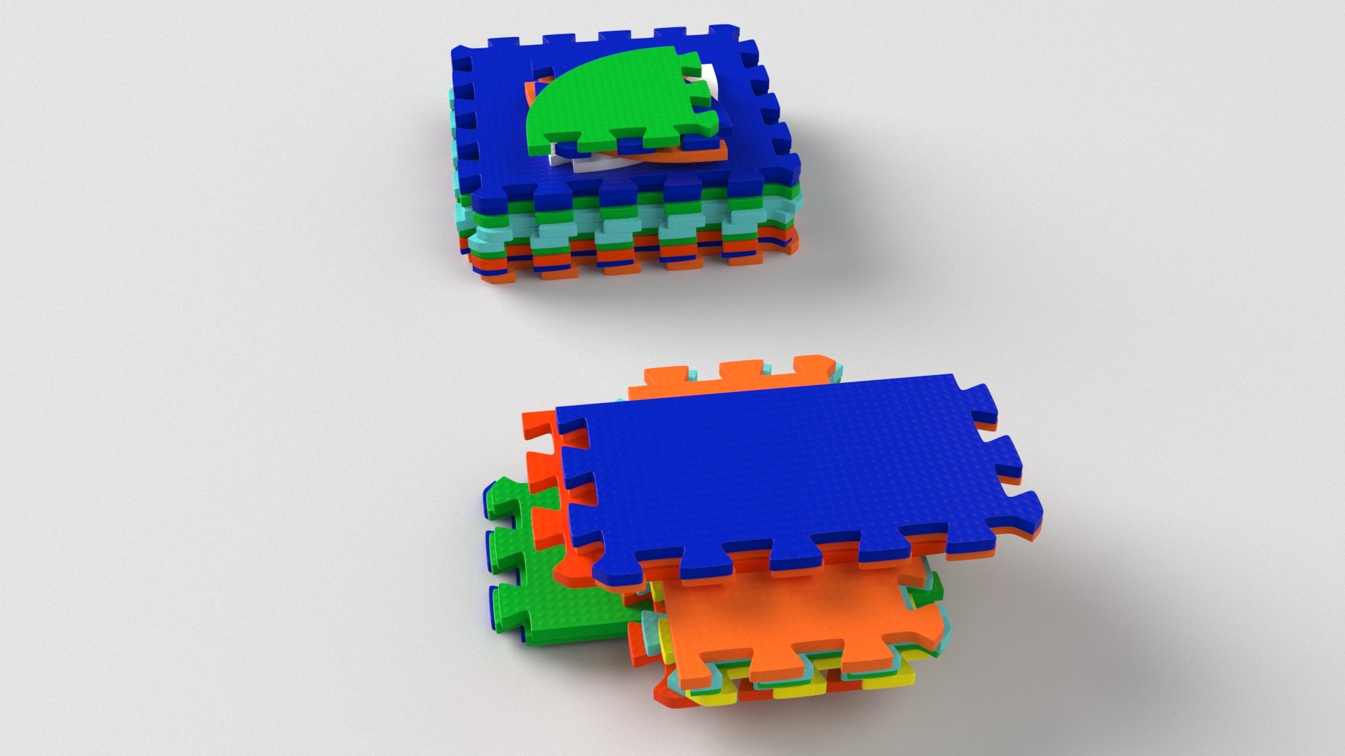 Stacks Carpet Puzzle 3D - TurboSquid 2064393