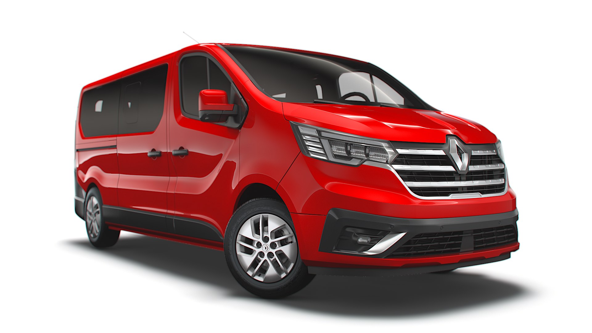 Renault Trafic Minibus LWB 2021 Modelo 3D - TurboSquid 1674567
