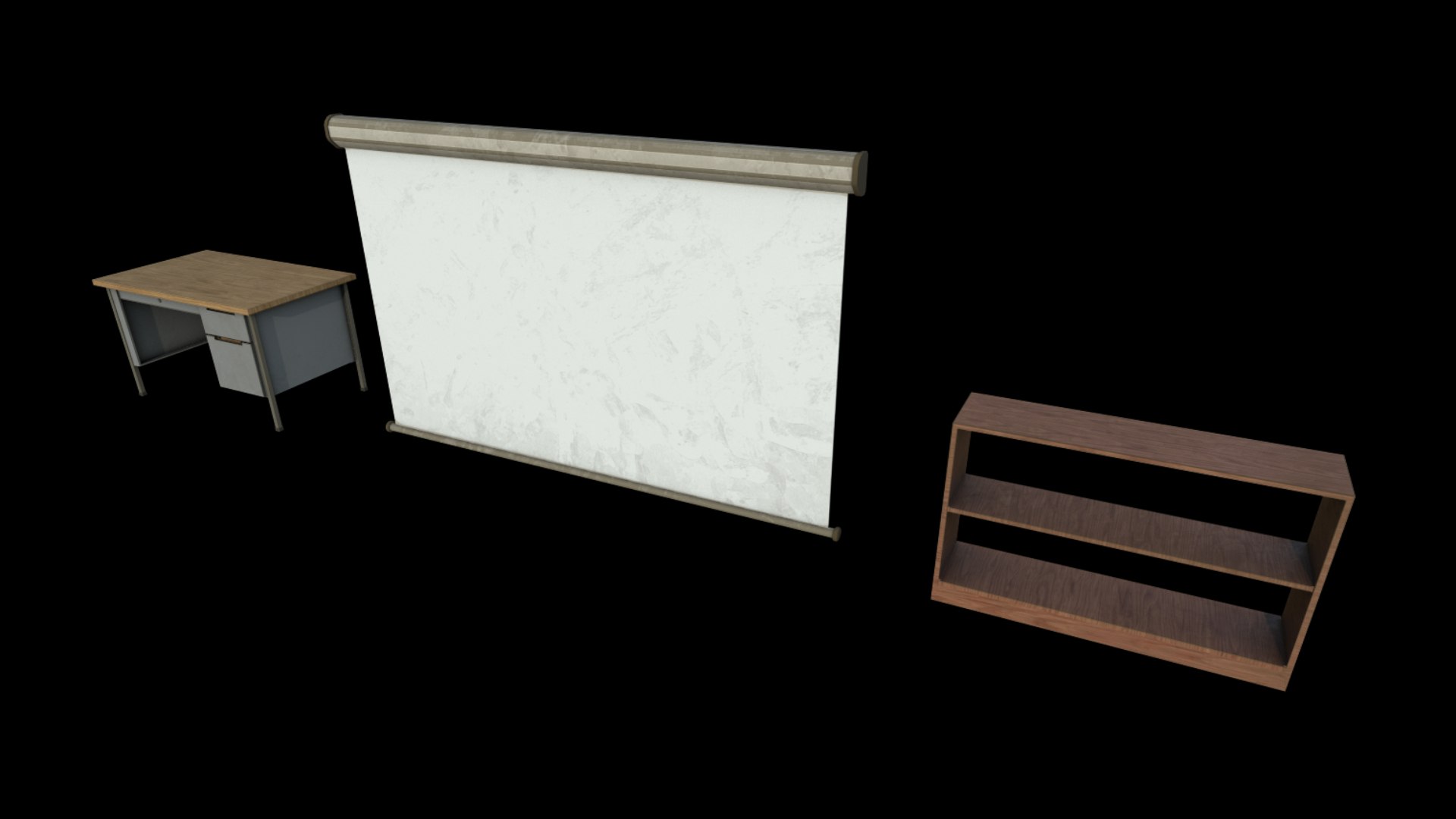 Classroom Prop Pack 1 Model - TurboSquid 2095139