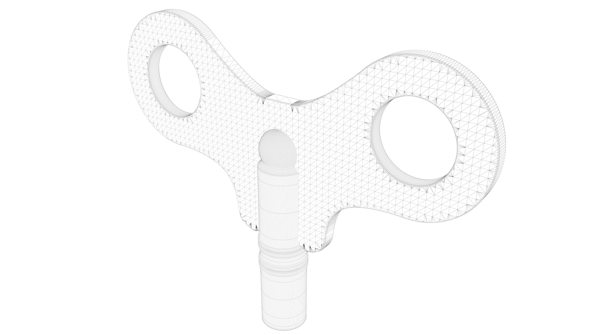 Winding Key 3D Model - TurboSquid 2299585