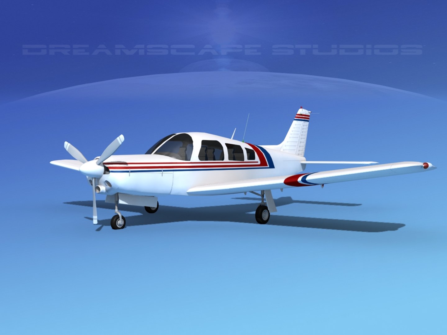 3d model propeller piper turbo arrow